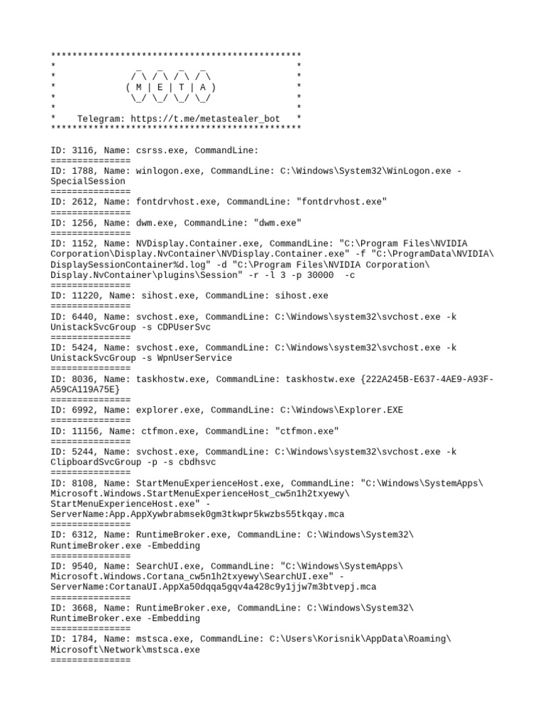 Process List | PDF | Command Line Interface | Group Policy