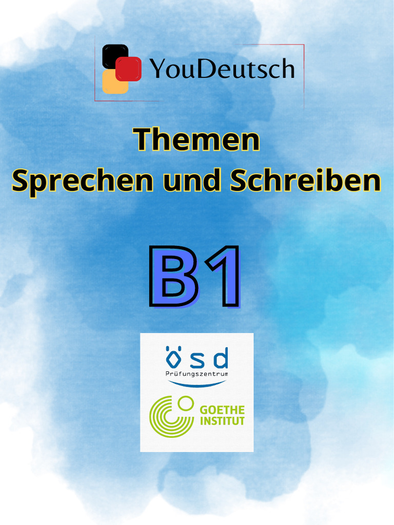 Themen_B1-Sprechen Schreiben B1 | PDF