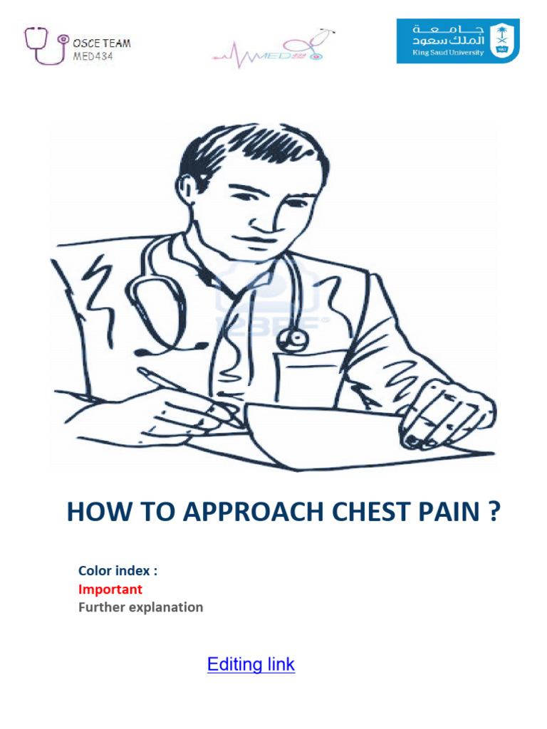 Chest Pain | PDF | Myocardial Infarction | Coronary Artery Disease