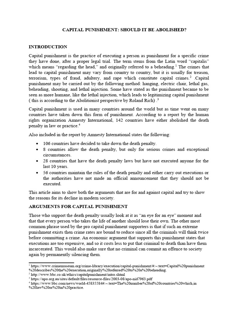Capital Punishment | PDF | Capital Punishment | Electric Chair