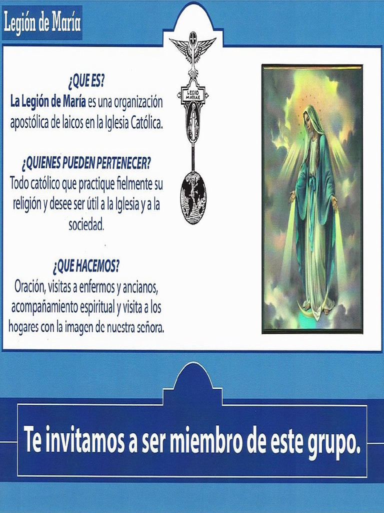 Invitación para Asistir A La Legión de María | PDF