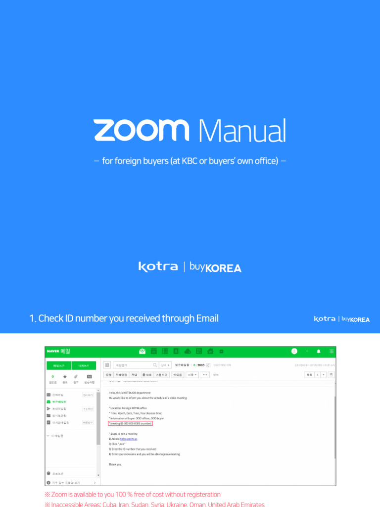 Zoom Manual (Foreign Buyers) | PDF | Computing | Software