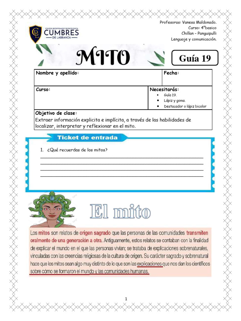 Guia 19 Mito Ok | PDF