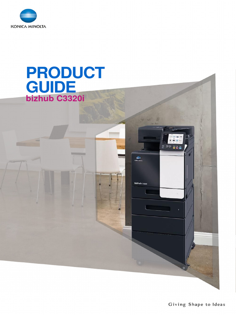 Product Guide - Bizhub C3320i | PDF | Usb | Computer Keyboard