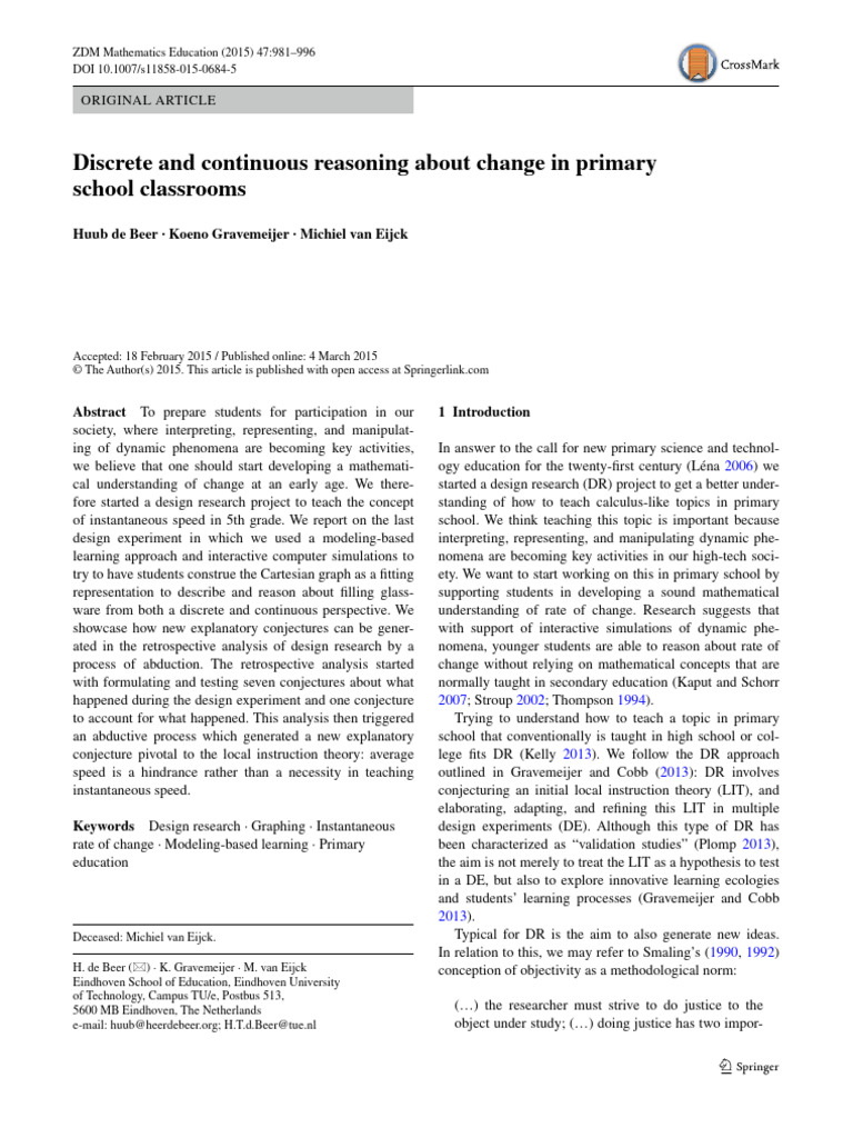 Discrete and Continuous Reasoning | PDF | Mathematics | Experiment
