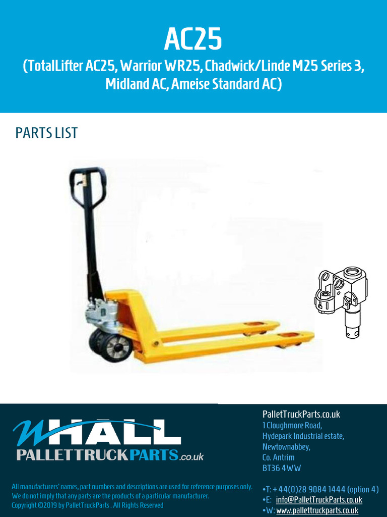 Totallifter Ac25 PF | PDF | Axle | Electrical Connector