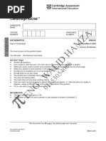 0606 Topical Past Papers | PDF