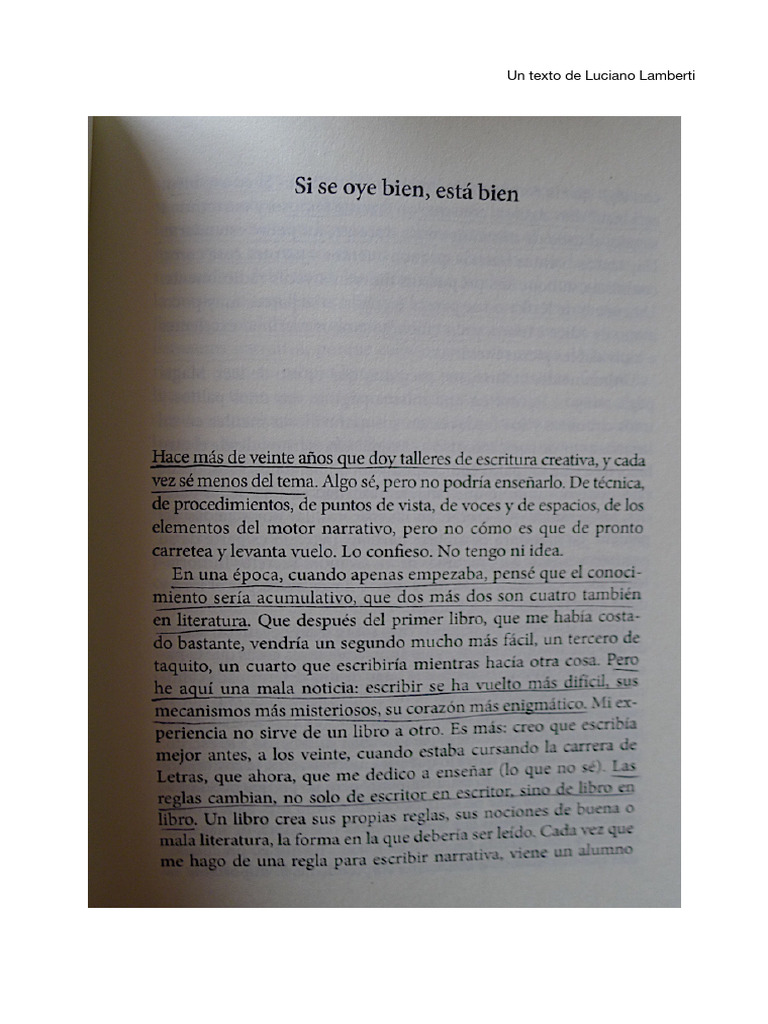Luciano Lamberti - Si Se Oye Bien, Está Bien | PDF