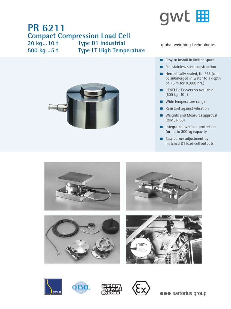 PR 6211 Load Cell Overview and Specs | PDF | Building Engineering ...