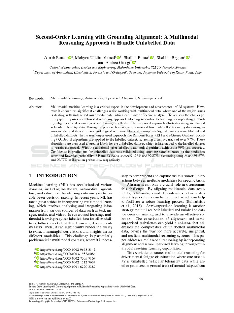 Barua Et Al. - 2024 - Second-Order Learning With Grounding Alignment A | PDF | Machine Learning ...