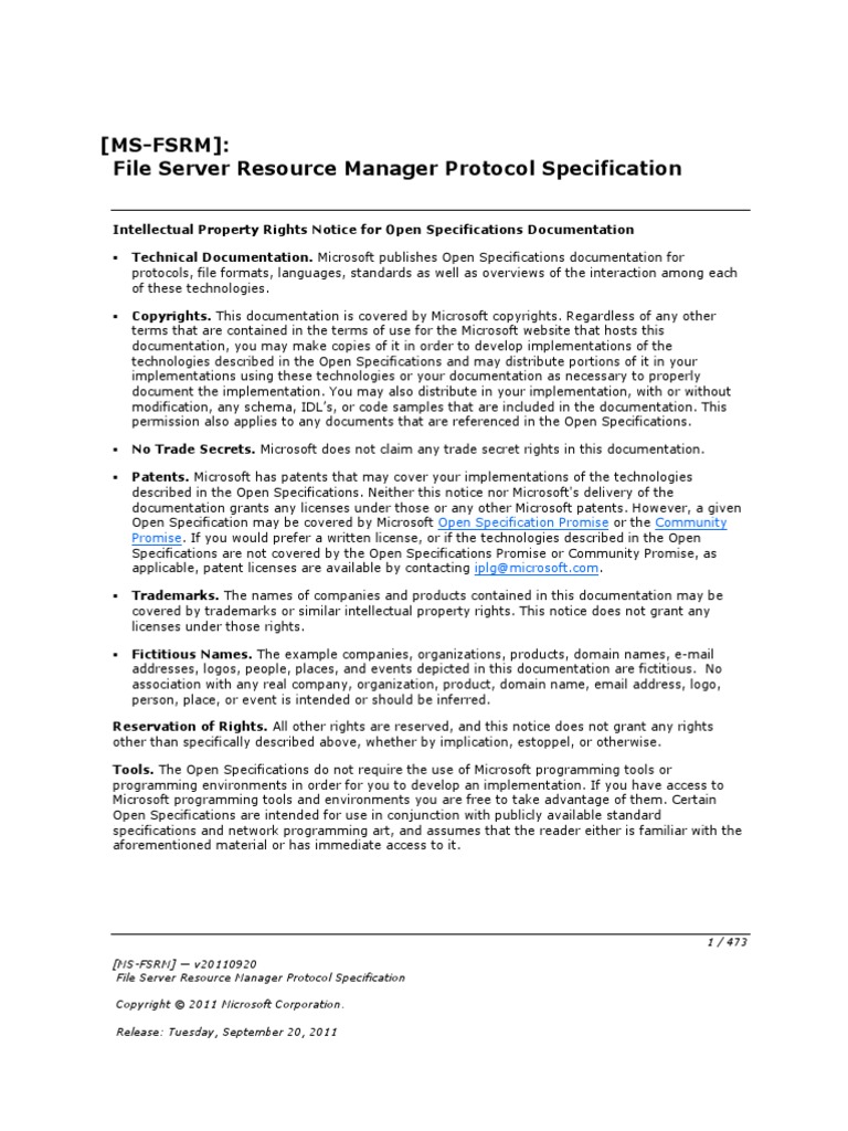 MS FSRM | PDF | Object (Computer Science) | Xml
