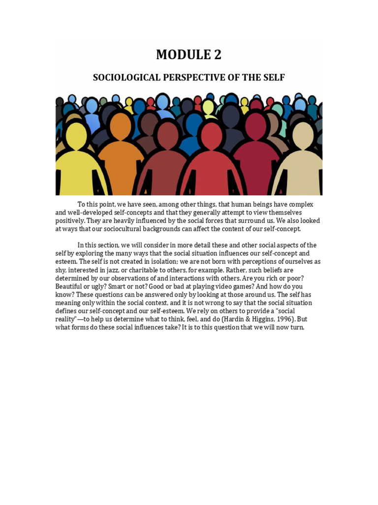 Sociology of Self-Identity | PDF | Self Concept | Socialization