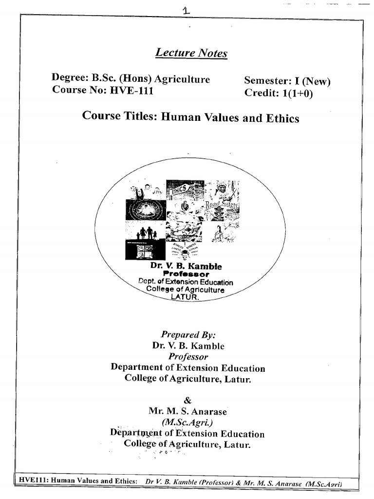 Hve 111 Printed Full Note 3 | PDF
