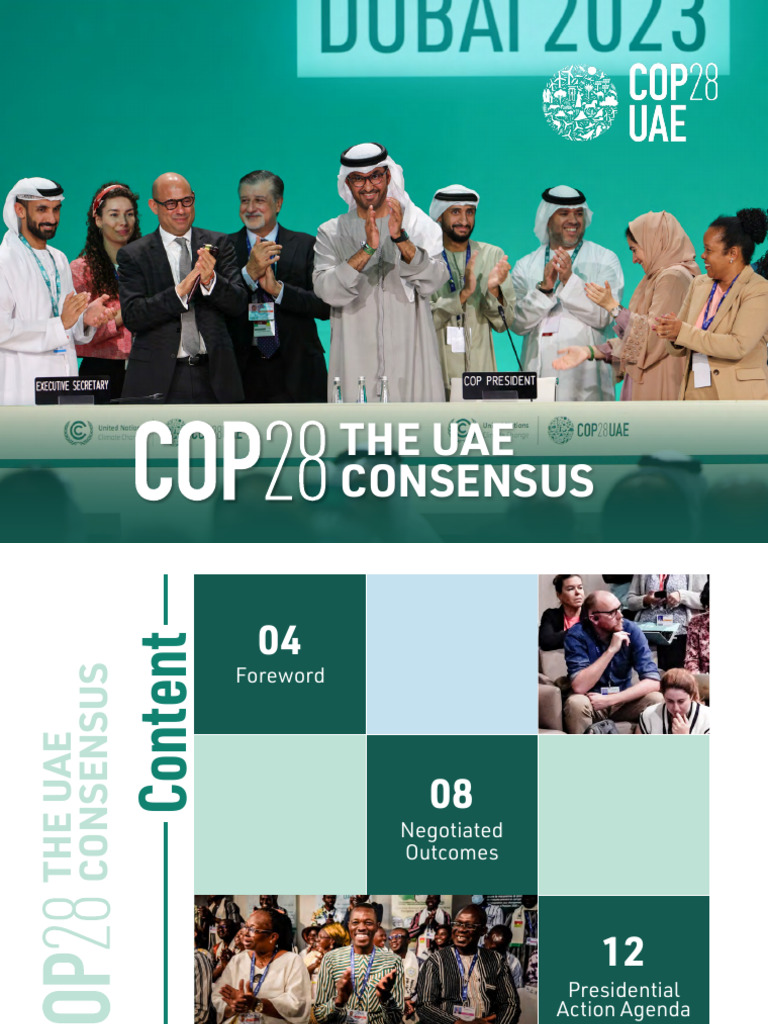 COP28 - The UAE Consensus - 18122023 | PDF | Climate Change Mitigation | Renewable Energy