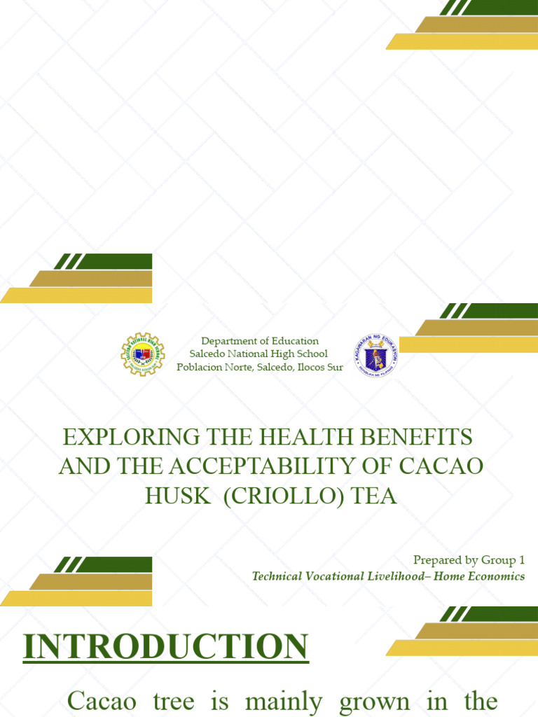 Researh Proposal G1 PPT 1 1 | PDF | Cocoa Bean | Edible Nuts And Seeds