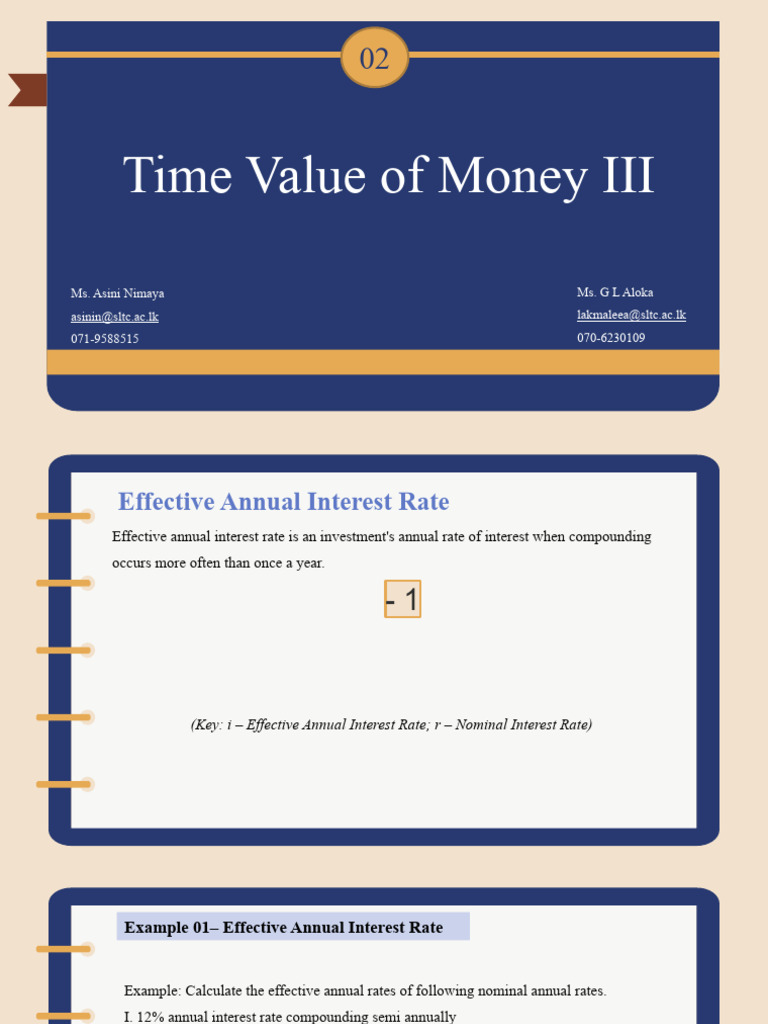 TVM Iii | PDF | Present Value | Interest