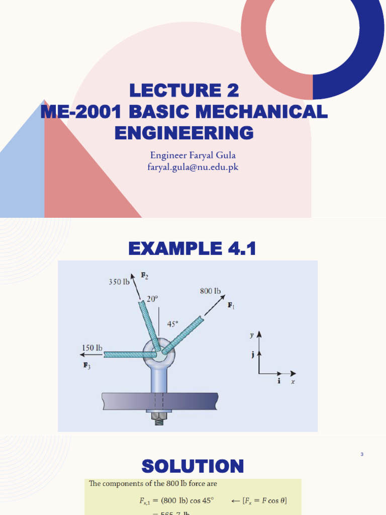 Lecture 2 | PDF | Force | Torque