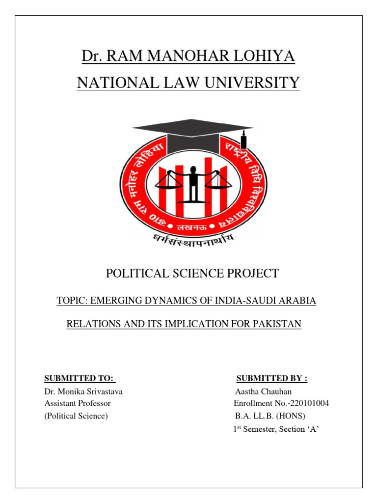 Political Science Project | PDF | Saudi Arabia | Organisation Of ...