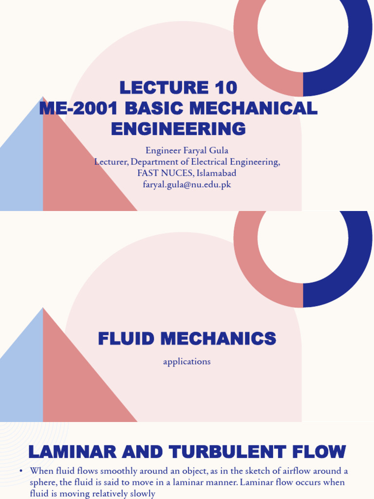 Lecture 10 Pdf Reynolds Number Drag Physics