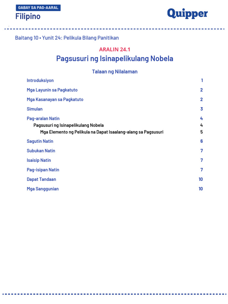 ME Fil 10 Q3 2401 - SG | PDF