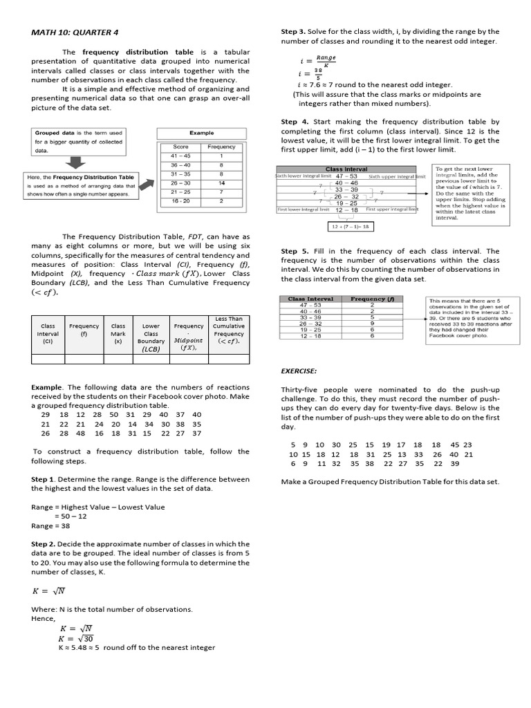 Math 10: Quarter 4 | PDF | Mathematics