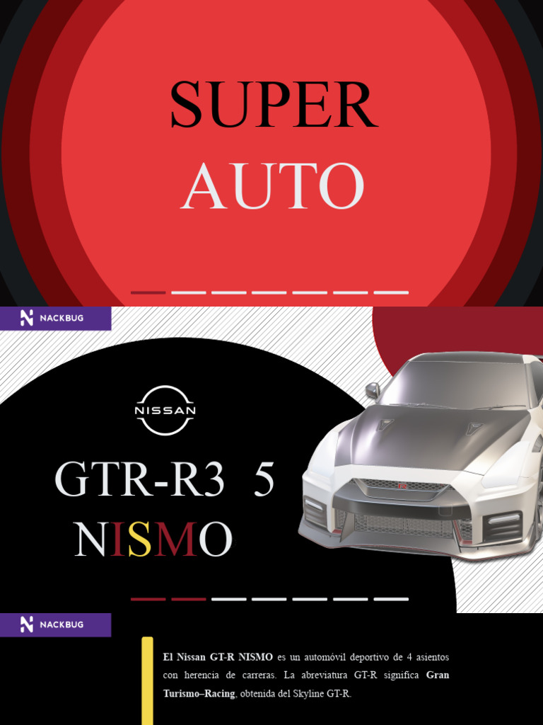 Nissan GT-R R35: Ficha Técnica y Nismo | PDF