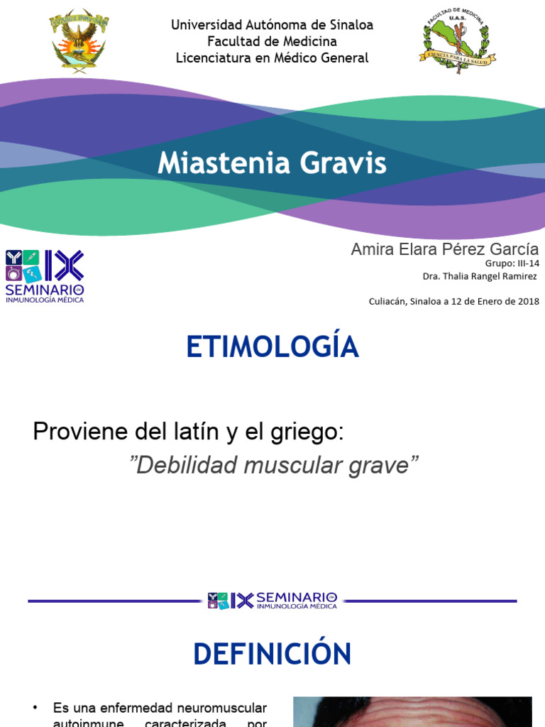 Miastenia Gravis | PDF | Medicina CLINICA | Enfermedades y trastornos ... Miastenia Gravis | PDF | Medicina CLINICA | Enfermedades y trastornos ...