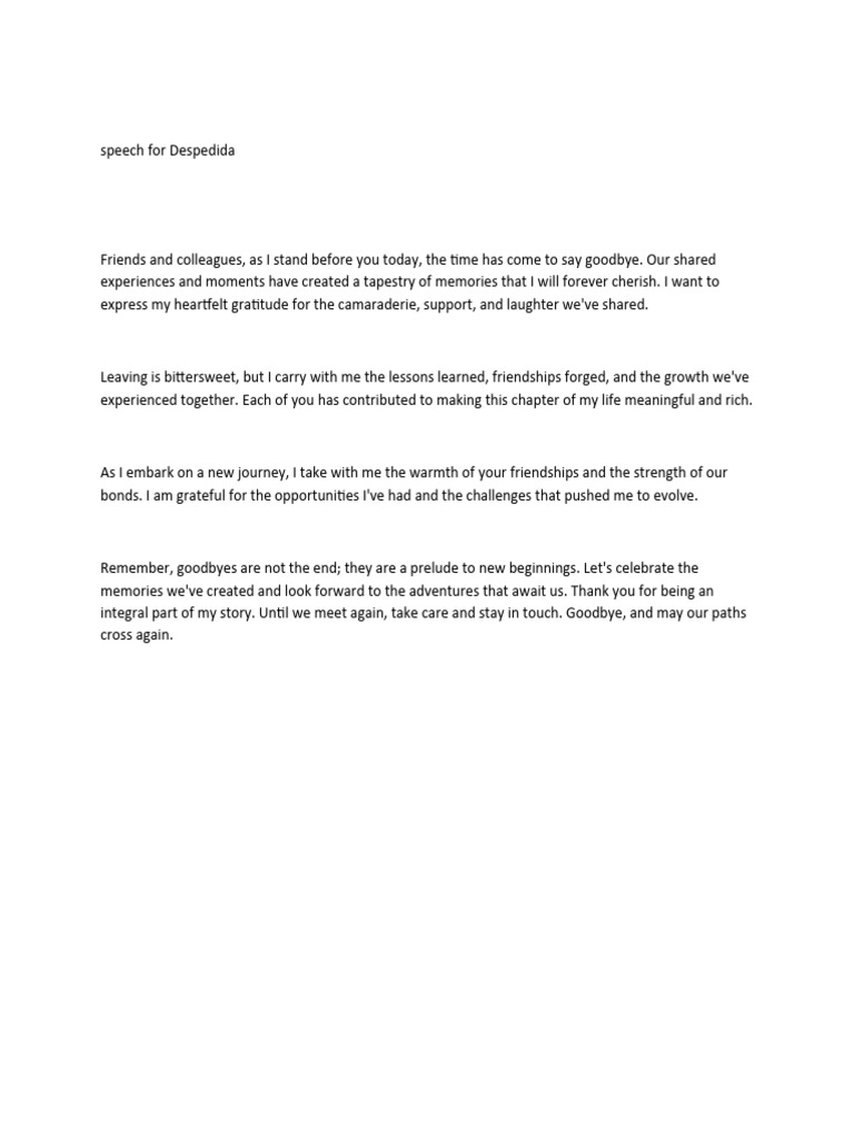 Speech For Desp-WPS Office | PDF