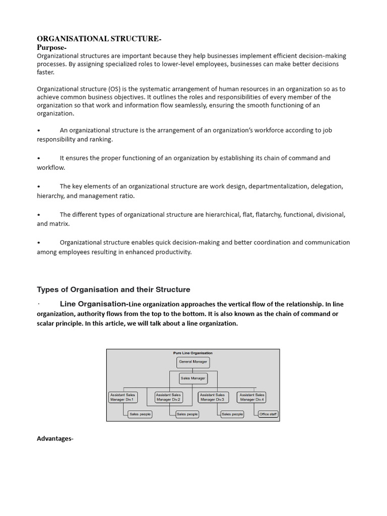 Organisational Structure | PDF | Organizational Structure | Business