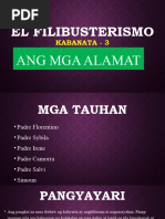 El Filibusterismo Kabanata 38 Buod, Mga Tauhan, A | PDF