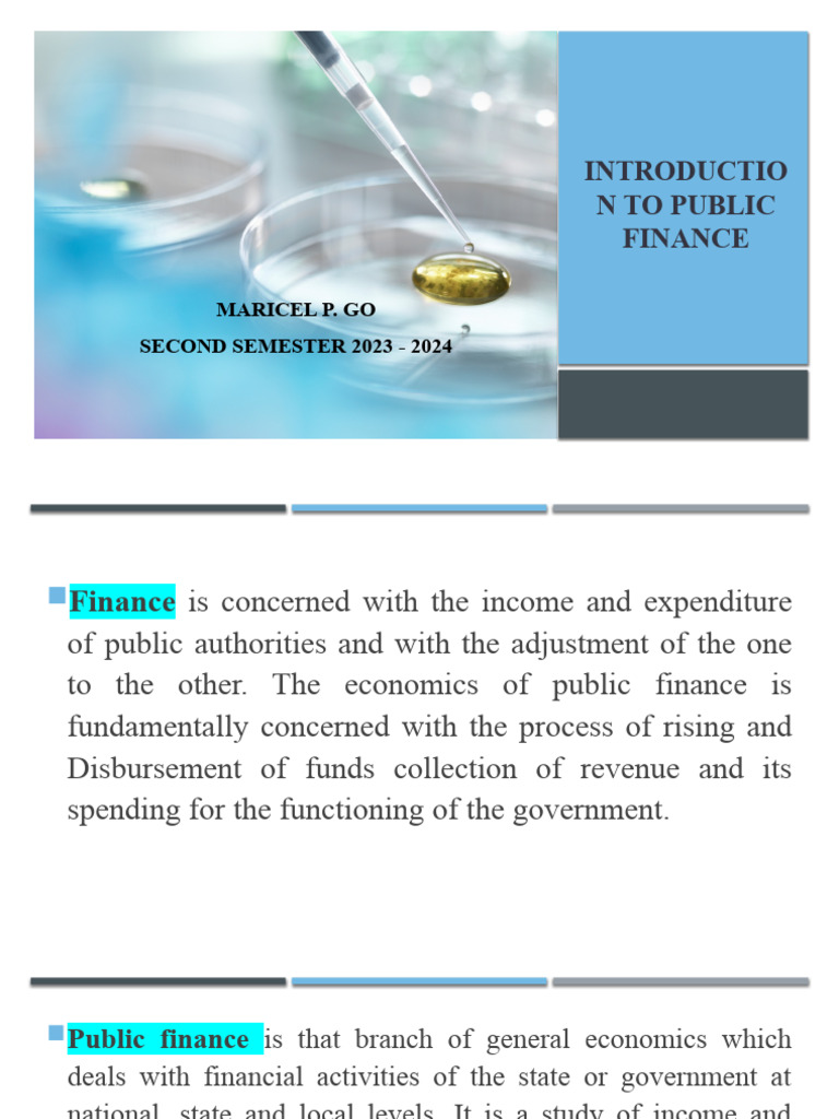 CHAPTER I - Introduction-to-Public-Finance | PDF | Fiscal Policy ...