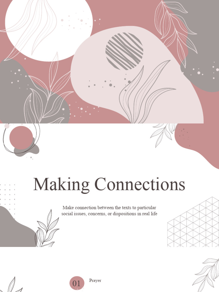 Making Connections | PDF | Reading Comprehension