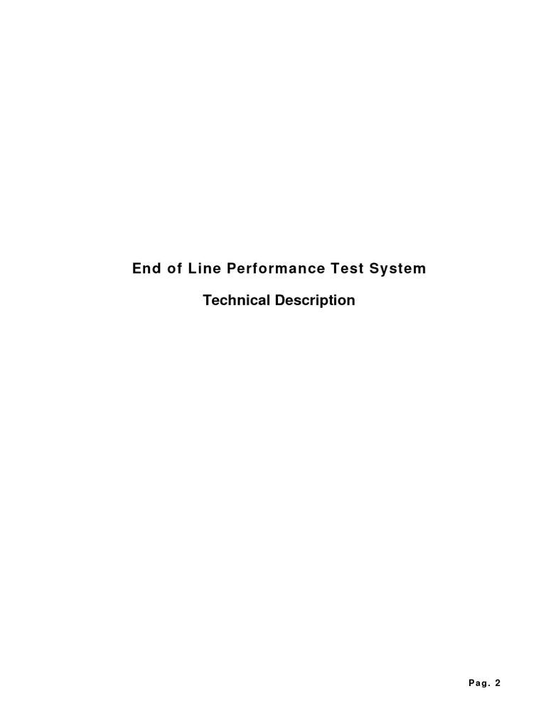 Performance Test System | PDF