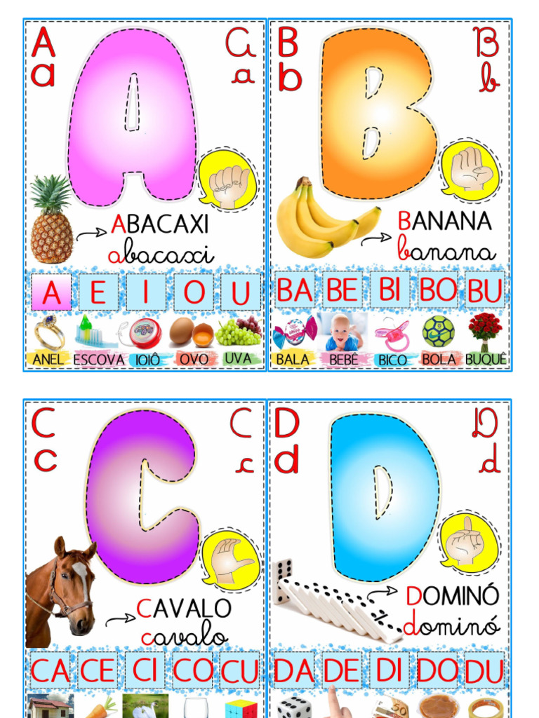 alfabeto silabico | PDF