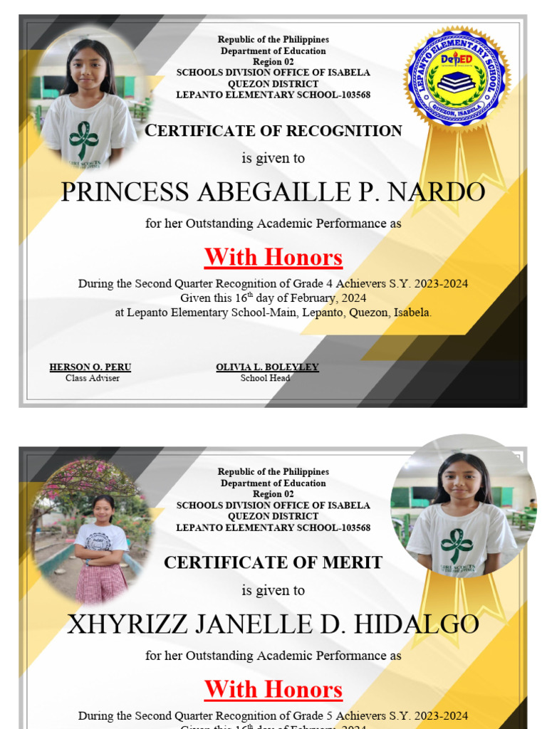 Certificates of Recognition | PDF | Government Agencies | Government ...