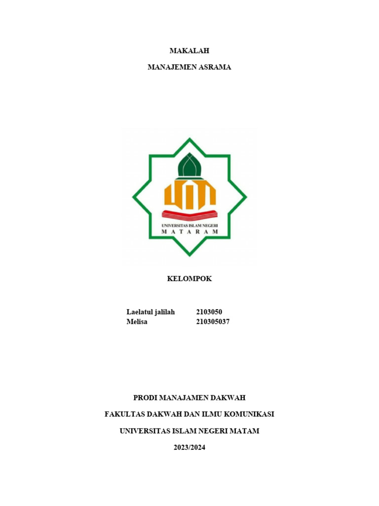 Manajemen Pesantren | PDF
