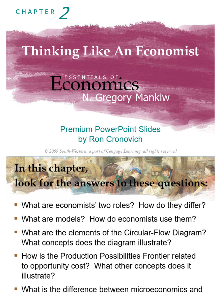 MANKIW Chapter 2 Slides | Download Free PDF | Economics | Labour Economics