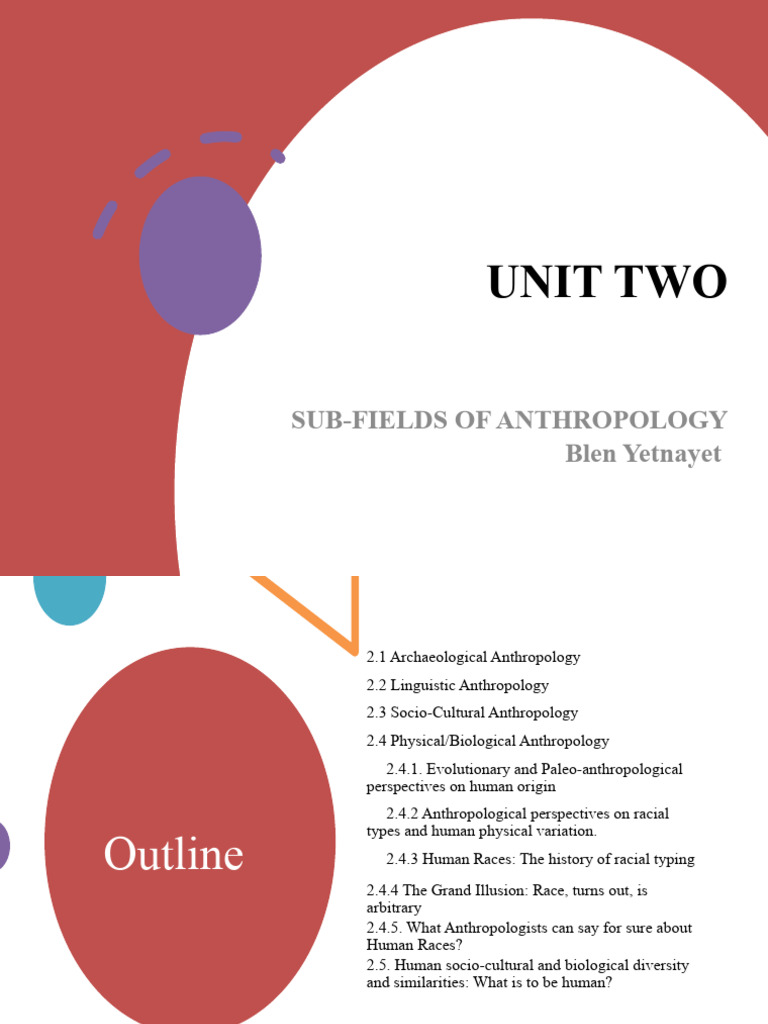 Unit Two | PDF | Anthropology | Race (Human Categorization)