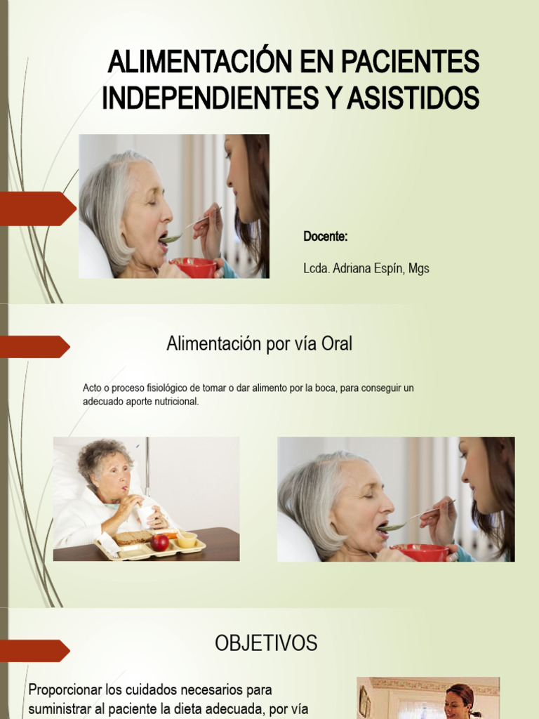 Cuidados en La Alimentación y Eliminación Del Paciente | PDF ...