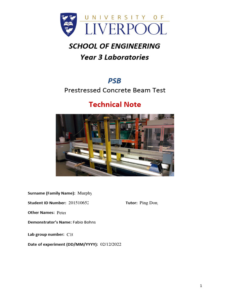 PSB 2.12.22 Peter - Murphy | PDF | Beam (Structure) | Strength Of Materials