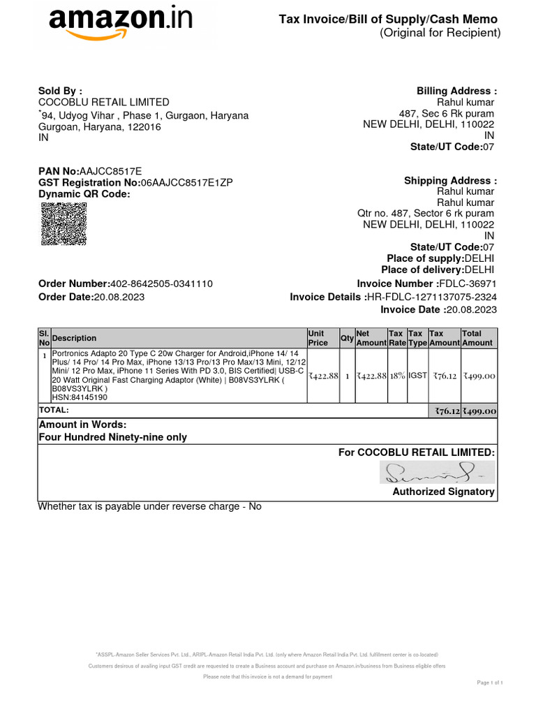 Invoice | Download Free PDF | Invoice | Government Finances