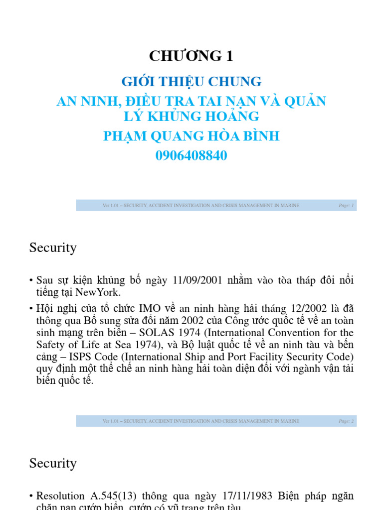 Chương 1 - Giới thiệu chung | PDF