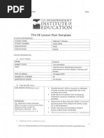 2025 IIE Lesson Plan Template | PDF | Lesson Plan | Learning