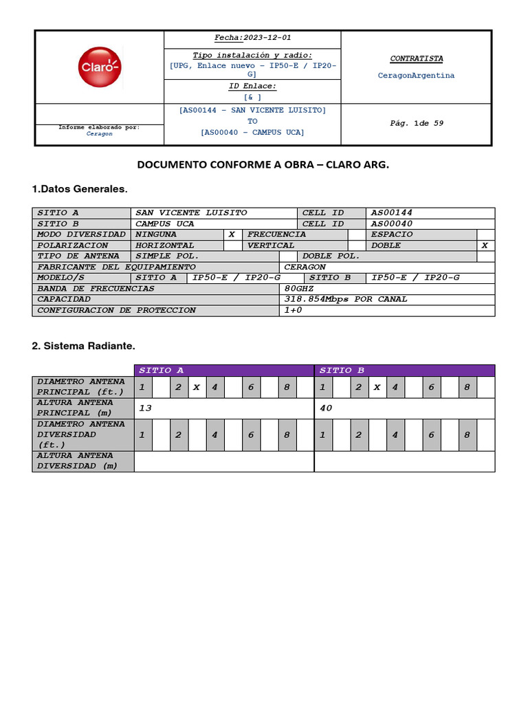 Form F-23-2098 | PDF | Electromagnetismo | Radio