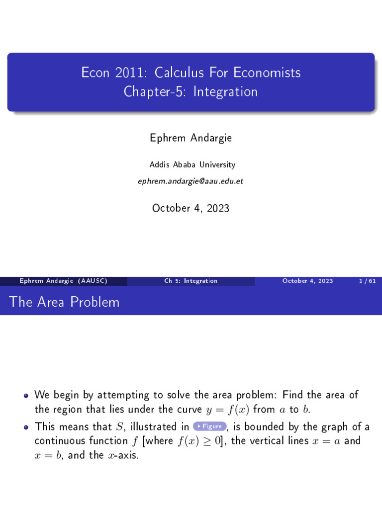Chapter 5 Integration | PDF | Economic Surplus | Demand