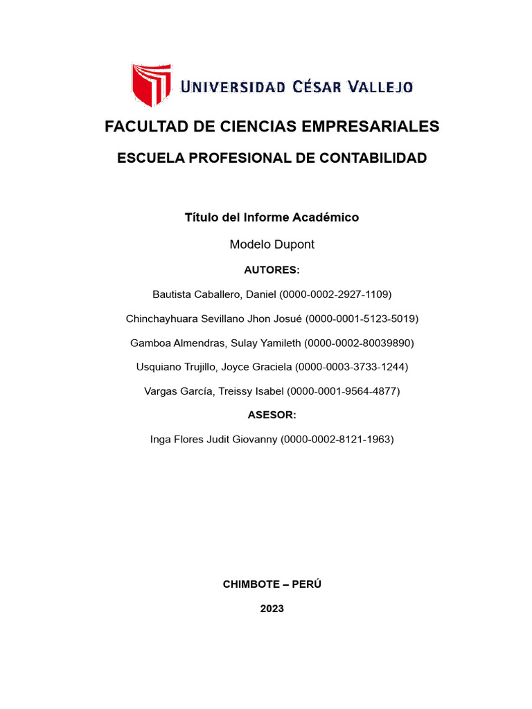 Modelo Dupont | PDF | Rentabilidad sobre recursos propios | Business