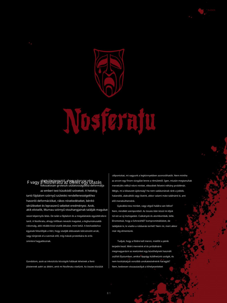 Nosferatu V5 | PDF
