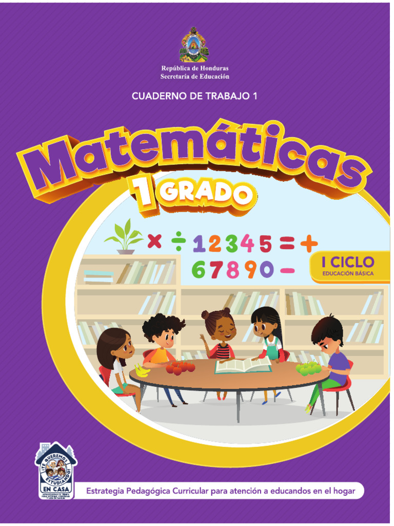 Cuaderno de Matemáticas 1° Grado Honduras | PDF | Educación primaria