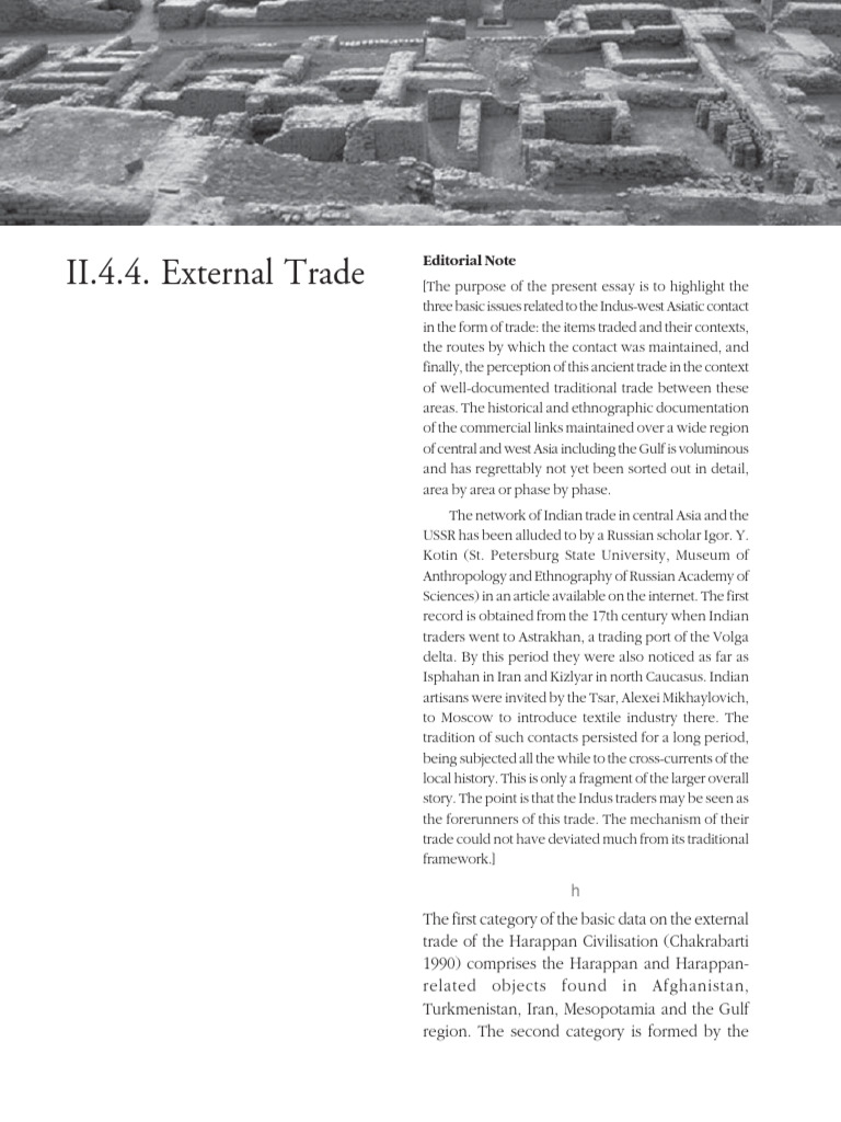 External Trade Indus Civilization | PDF | Mesopotamia | Ur