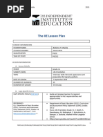 2025 IIE Lesson Plan Template | PDF | Lesson Plan | Learning